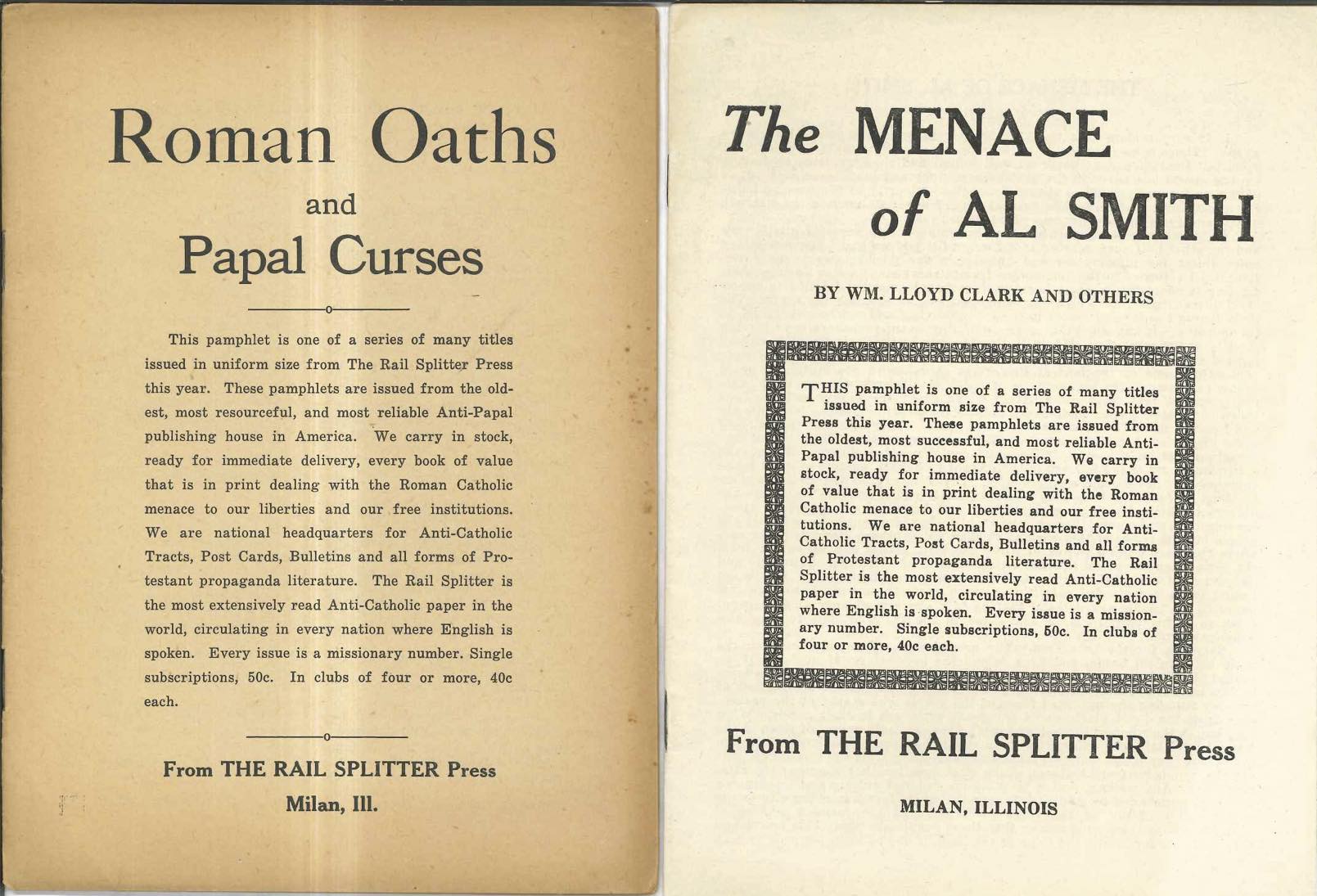 Rail Split Images-1920s – What's Up at the Libraries